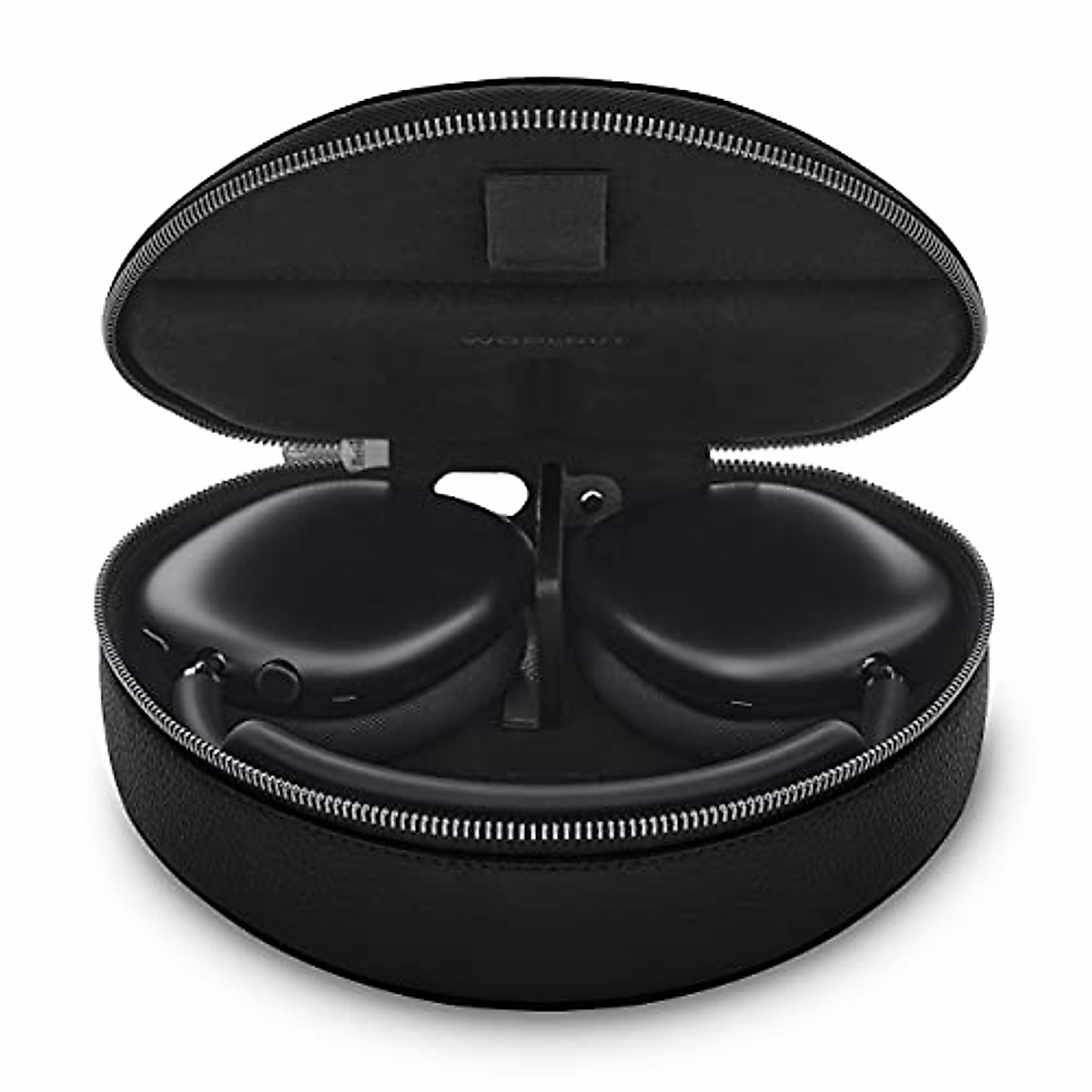 Woolnut Leather Case for AirPods Max - Black