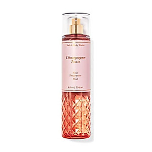 Bath and Body Works CHAMPAGNE TOAST Fine Fragrance Mist - PACK OF 2 ( FULL SIZE MIST 8FL OZ / 236 ML )