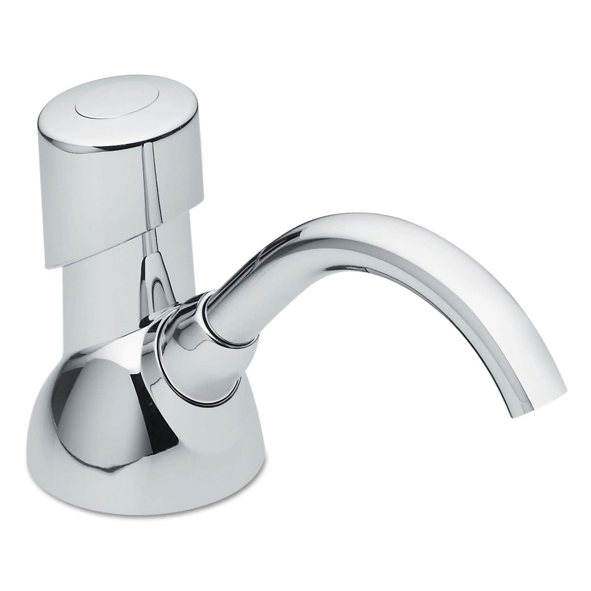 GOJO CX Counter-Mount Push-Style Soap Dispenser, Chrome, for GOJO Foam Hand Soap Refills (Pack of 1) - 8500-01