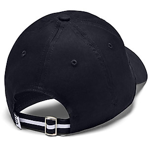 Under Armour Men's Jordan Spieth Washed Cotton Cap, Black (001)/White, One Size Fits all