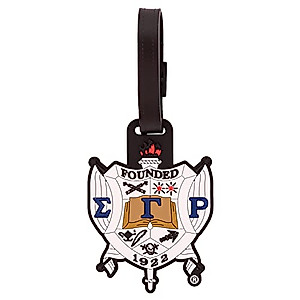 Sigma Gamma Rho Luggage Tag Sorority Bag (PVC Luggage Tag - Crest)