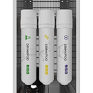 Bottleless Water Cooler Hot and Cold Water Dispenser for Offices & Homes (Black)