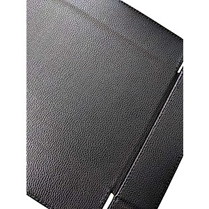 Stonehaven Winter Black Velvet and PU Leather Foldable Magnetic Dice Tray - for Tabletop Games, Collectibles - Jet Black Velvet, PU Leather, Magnets