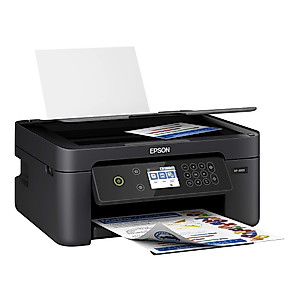 Epson Expression Home XP-4105 Wireless All-in-One Color Inkjet Printer, Black - Print Copy Scan - 10.0 ppm, 5760 x 1440 dpi, 2.4" LCD, Auto 2-Sided Printing, Voice Activated, DAODYANG Printer_Cable