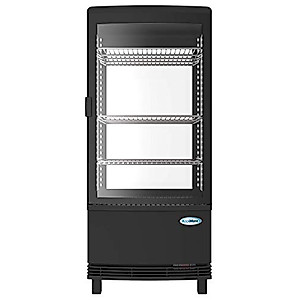 KoolMore CDCU-3C-BK Display Refrigerator, Black, 3cubic feet