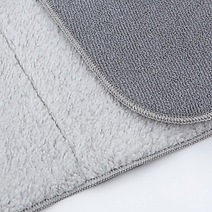 HAMUR Kitchen Dish Drying Mat 3-Set, Super Absorbent Drainer Mats for Kitchen Counter, Multiuse Draining dishes Pad with cleaning rug & dish sponge, under dish rack & sink pad