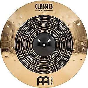 Meinl Cymbals Classics Custom Dual 22" Ride Cymbal, Dark and Brilliant Finish — Made in Germany — for Rock, Metal and Fusion, 2-Year Warranty (CC22DUR)