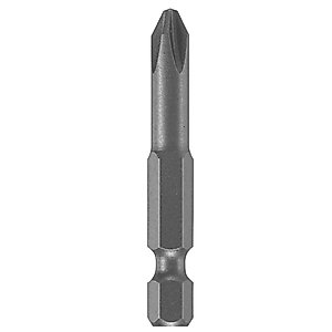 Bosch 27364 PH2, 2-3/4-Inch Length, Extra Hard Titanium Dipped Number 2 Phillips Head Power Insert Bit