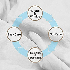 Hotel Luxury 3pc Dual Tone Duvet Cover Set-800 Thread Count 100% Organic Cotton Premium Bedding Collection Super King Plus 120 x 120 Inches Machine Washable (White & Black)