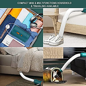 Portable Clothes Dryer,Mini Dryer Travel Clothes Dryer Machine for Apartments,Small Clothes Dryer Suitable for Underwear,Panties,Gym Shorts,Baby and Pet Clothes (Green)