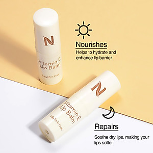 Neutriherbs Vitamin E Lip Balm Lipstick for Women, Moisturizing Lip stick Beauty Makeup Long-Lasting Rose Honey Stick Gloss Lip Balm 0.13 Fl Oz