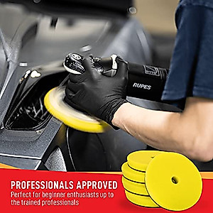 Oberk Yellow 1-Step Medium Cutting 5" Pad