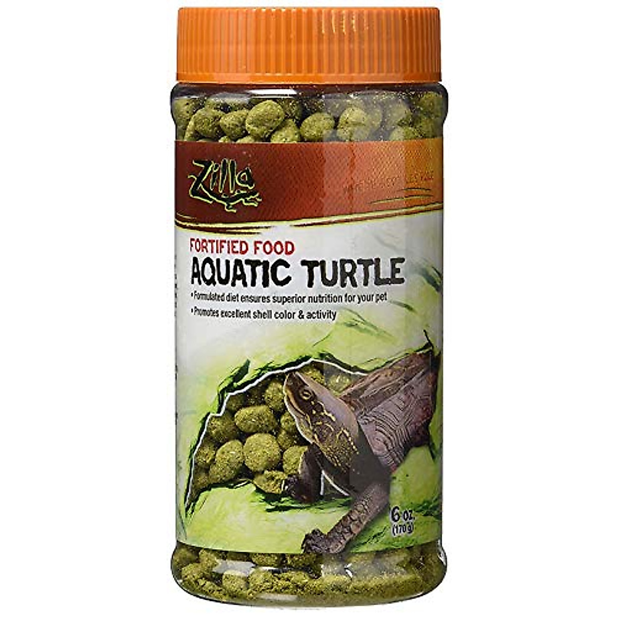 Zilla Aquatic Turtle Extruded Food Pellets 6 Ounces