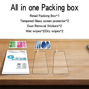 KATIN [2-Pack] Screen Protector For OnePlus Nord N20 5G [Not Fit for Nord N200 5G] Tempered Glass, Anti Scratch, 9H Hardness, Case Friendly