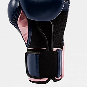 Everlast Elite Pro Style Training Gloves, Pink/Blue, 12 oz
