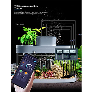 New Professional 8 in 1 Multi-parameter Water Testing Meter Digital LCD Multi-function Water Quality Monitor PH/EC/TDS/SALT/S.G/CF/ORP/Temperature Multiparameter Water Quality Tester