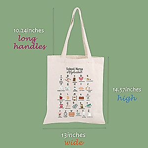 MBMSO School Nurse Tote Bag School Nurse Thank You Gift School Nurse Ice Pack Bag School Nurse Retirement Gift