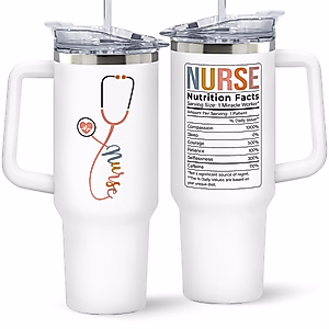 Nurse Gifts - Nurse Gifts for Women - Nurses Week Gifts, Nurse Appreciation Gifts - Gifts for Nurses, Nursing Gifts, Nurses Gifts, New Nurse Gifts - Nurse Practitioner Gifts for Women - 40 Oz Tumbler