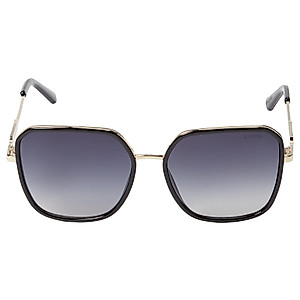 GUESS 59 mm GF6153 Shiny Black/Gradient Smoke One Size