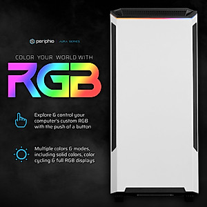 Periphio Nova Prebuilt Gaming PC - Liquid Cooled PC | AMD Ryzen 5 5600X CPU (4.6GHz Turbo) | Radeon RX 6600 GPU (8GB) | 1TB NVMe SSD M.2 | 16GB DDR4 RAM | Gaming Desktop Computer | WiFi + BT