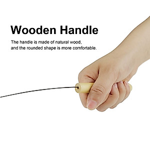 TTcat Interactive Bird and Insect Simulation Cat Toy Set with 4 Feather Refills, 29'' Flexible Steel Wire, Sturdy Wood Handle & Bell,Cat Wand Toys for Indoor Cat and Kitten.