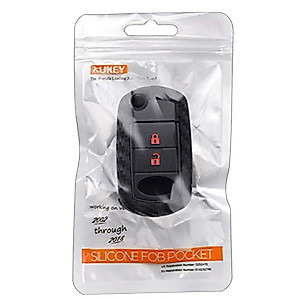 3 Button Car Silicone Carbon Fiber Style Remote Control Key Shell Case Cover Skin Holder Fob for Land Rover Discovery LR3 Range Rover Sport Vouge 2006 2007 2008 2009 Car Replacement