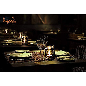 HYOOLA White Beeswax Tealight Candles in Aluminum Cup - 24 Pack - 100% Pure Natural Beeswax Candles