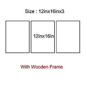 Enartly Beach Canvas Wall Art Coastal Turquoise Pictures Bathroom Decor Trees Paintings Sea Wave Blue Teal Ocean Vocation Bus Artwork Framed for Bedroom Living Room Dinning Room Decor 12"x16"x3 Panels