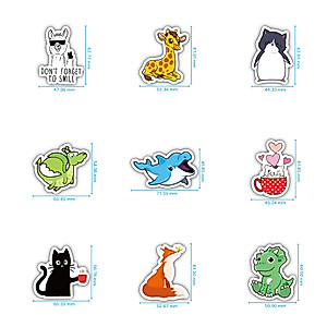 Vsco Aesthetic Animals Stickers,100pcs Cute Animals Stickers for Kids Teens Girls,Teacher Reward Stickers, Vinyl Waterproof Pack for Water Bottles Laptop Skateboard Computer Phone