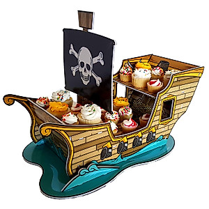 Cupcake Stand for Children's Parties (Jumbo 'Pirate Ship')