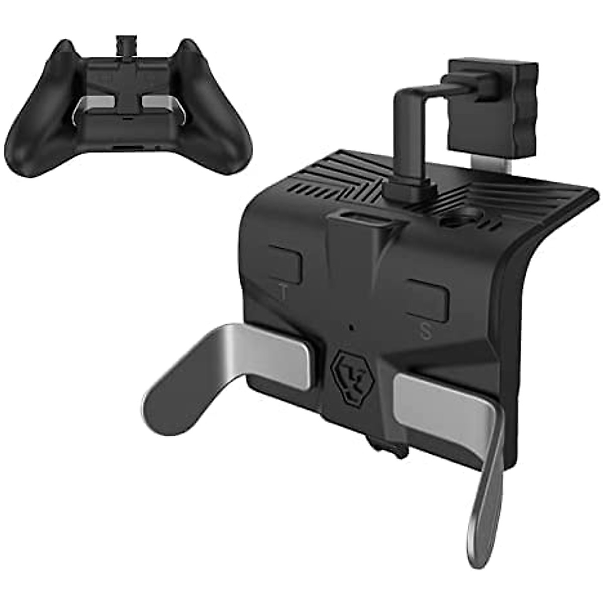 Paddles for Xbox One S/X Controller (NOT for Series S/X Controller), AOJAKI Xbox One Controller Back Button Attachment, with 2 Programming Back Buttons/Memory Function/ 3.5mm Audio Jack