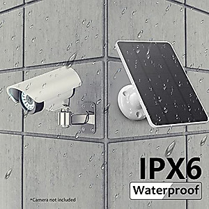 Solar Panel, Solar Panel Charger ABS Monocrystalline Silicon 10W Wide Compatibility Easy Installation for Fan