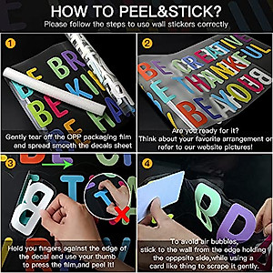 IARTTOP Colorful Shapes Wall Stickers, Educational Learning Geometry Wall Decals, Removable Wall Stickers for Kids Bedroom Preschool Kids Playroom Nursery Wall Decor Toddler Classroom Decoration