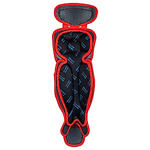 CHAMPRO Optimus Pro Leg Guard - 13.5" Shin Guard, Scarlet