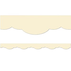 Teacher Created Resources Creme Brulee Fancy Scallops Border Trim