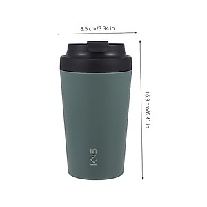 Veemoon Insulated Coffee Tumbler with Leak Lid Travel Coffee Cup for Hot and Cold Drinks Reusable Lined Travel Mug