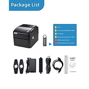 vretti Wi-Fi Thermal Label Printer, Wireless Shipping Label Printer for Small Business & Package, 4x6 Label Printer Compatible with Etsy, Ebay, Amazon, Shopify, USPS and More