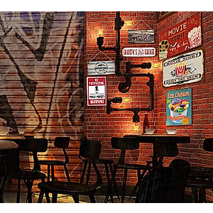 TOCMANE Metal Sign Home Lemon Street Sign Outdoor Antique Large Home Decoration Vertical Home Sign Wall Decoration 16x6inch