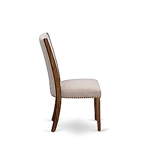 East West Furniture VEP8T04 Dining Chairs, Regular