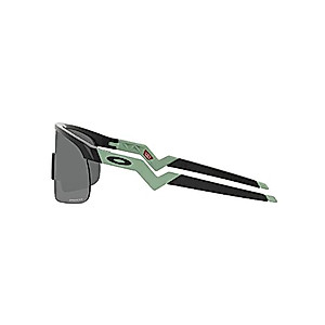 Oakley Youth OJ9010 Resistor Rectangular Sunglasses, Matte Black/Prizm Black, 23 mm