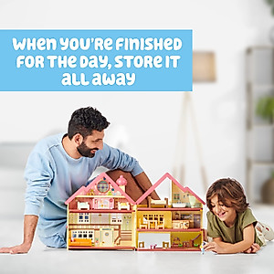 Bluey Ultimate Lights & Sounds Playhouse & Toy Box, 2.5-3 inch Figures | Amazon Exclusive