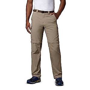 Columbia Men's Silver Ridge Convertible Pant, Breathable, UPF 50 Sun Protection, Tusk, 34x32