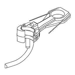 HO Whisker Shelf Coupler, 19/64" Center (2pr)