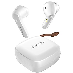 [2021 Upgraded]Wireless Earbuds Bluetooth 5.0 Earphones 4 Mics ENC Noise Cancelling for Call,Hi-Fi Stereo Sports Earbuds,IPX7 Waterproof,32 Hrs Playback Wireless Charging for iPhone and Android,White