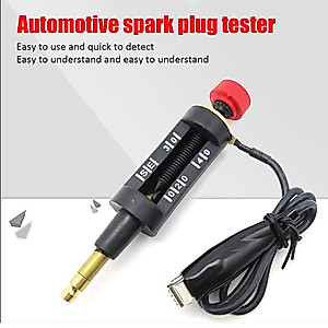 ihreesy Adjustable Spark Plug Tester,Coil Test Coil Diagnostic Tool High Energy Adjustable Coil-on Plug Spark Tester Current Tester Continuity Tester Non-Contact Repair Tool