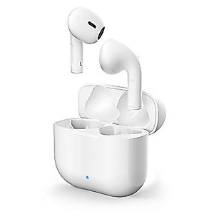 BoomPods Zero Buds Bluetooth Earbuds - Powerful Compact Buds True Wireless and Big Sound with Bluetooth 5 (Black) (White)