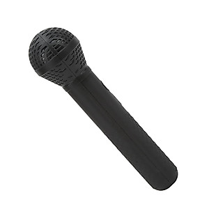 Prop Microphone, Simulation Prop Microphone, Plastic Fake Microphone for Karaoke Fun Stage Birthday Party