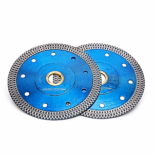 Tiledurepro 2Pc/Lot 4.5" Tile Saw Blade Super Thin Diamond Blade Porcelain Cutting Disc Wheel for Angle Grinder