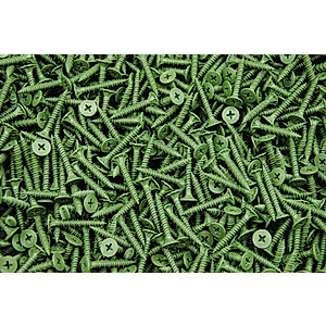 (750) Phillips Wafer Head 8 x 1-1/4 Coated Cement Fiber Backer Board Screw Hi-Lo