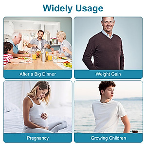 KUNTAERY 8 PCS Button Extenders for Jeans, Pants Waistband Expanders, Instant Waist Extender Buttons for Women and Men, No Sew Jeans Waist Extension 1-1.4 Inches